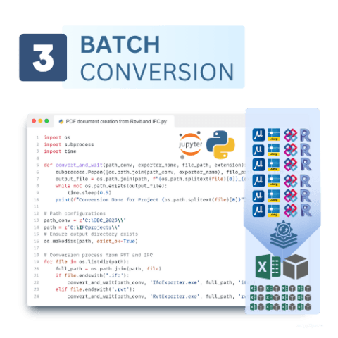 Convertors. Revit, IFC, DGN, DWG to Excel, CSV, JSON, XML converter ...